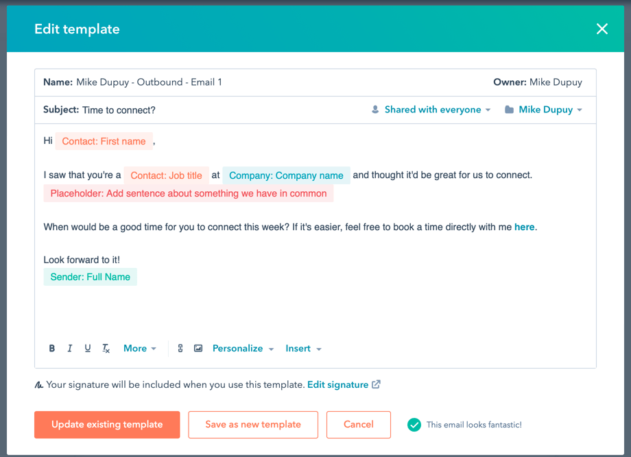 Guide to sending sales emails with HubSpot Sequences